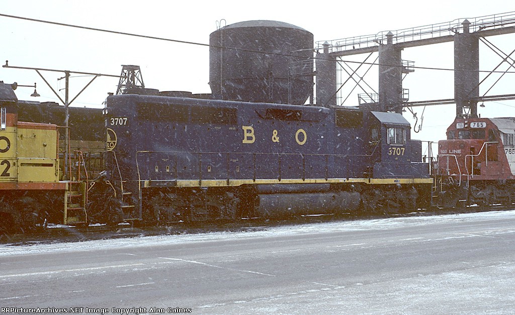 B&O GP-40 3707